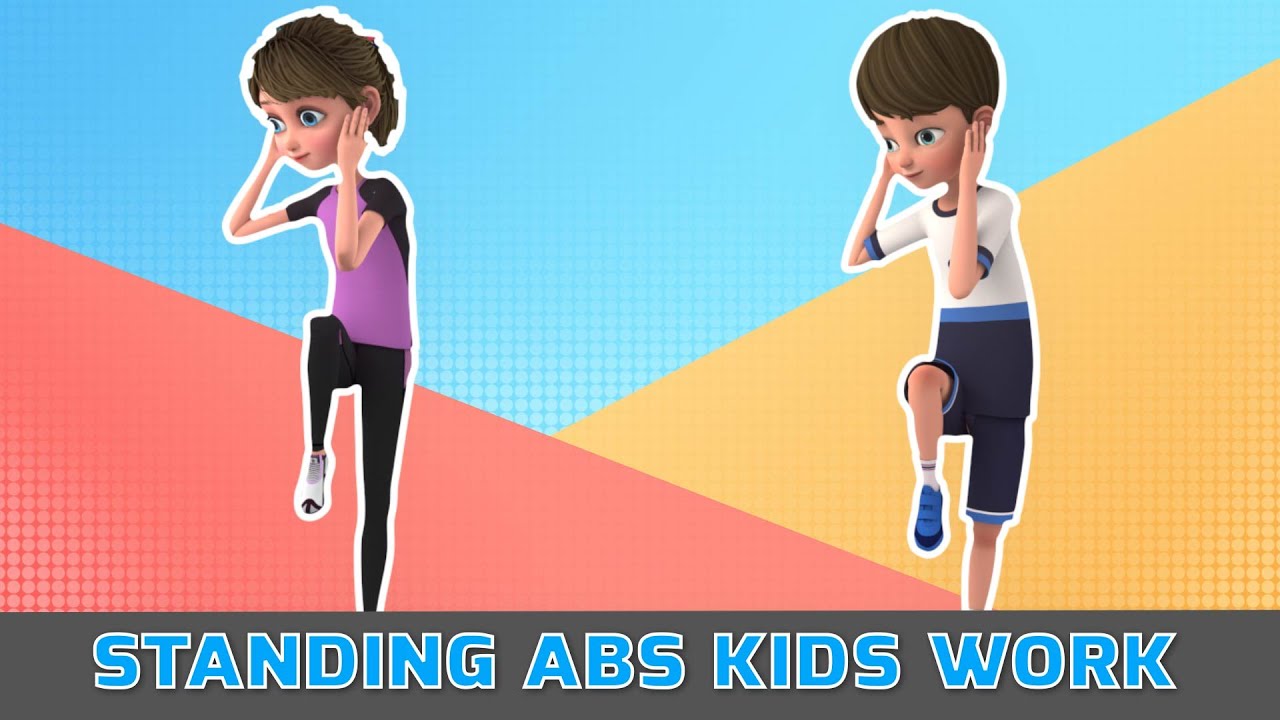 MORNING STANDING ABS WORKOUT FOR KIDS (18 MINUTES) | Kids Exercise ...