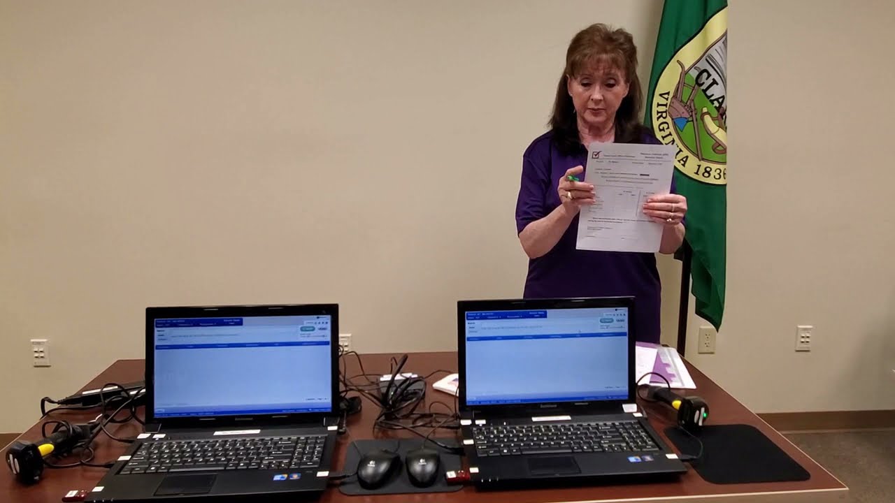 Electronic Pollbook: Opening Procedures - YouTube