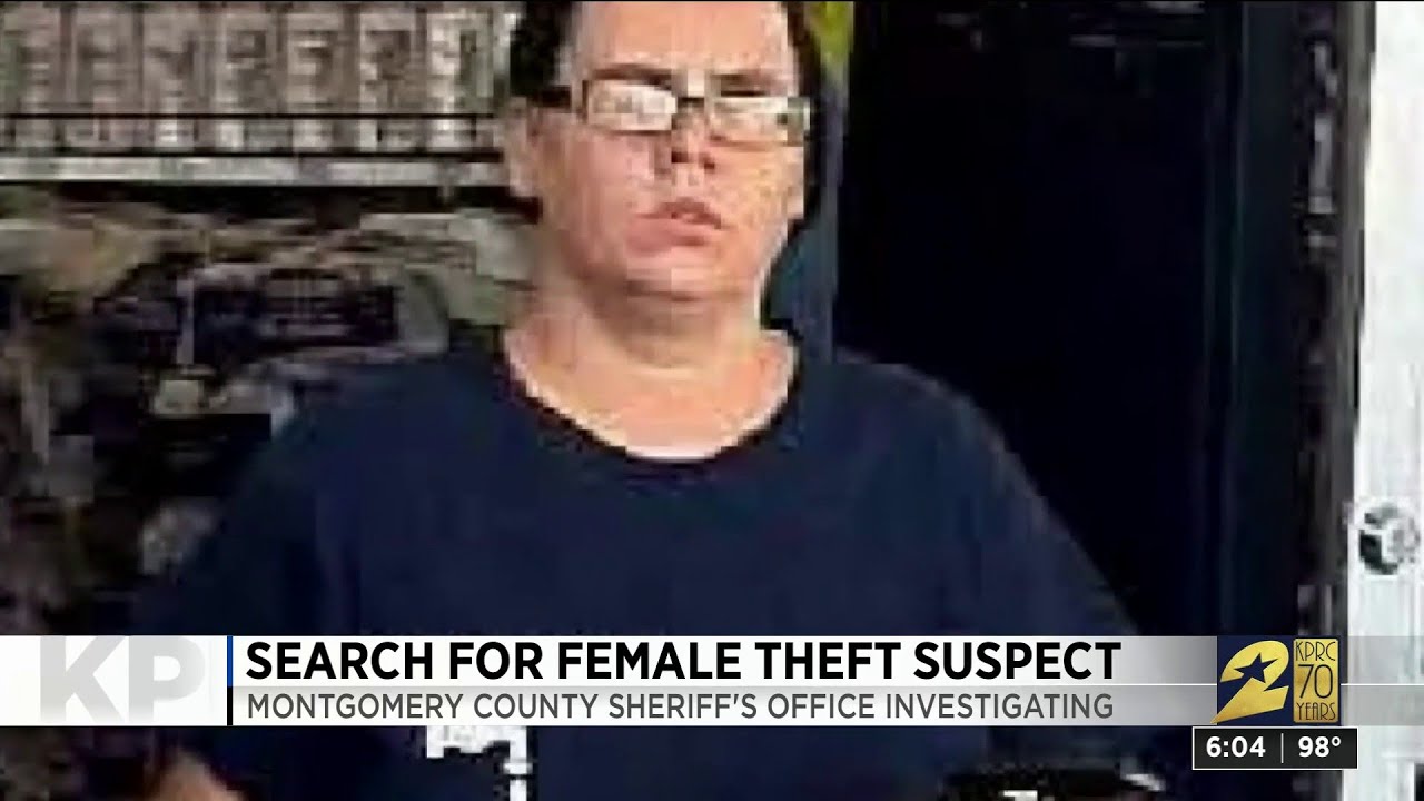 Search for female theft suspect - YouTube
