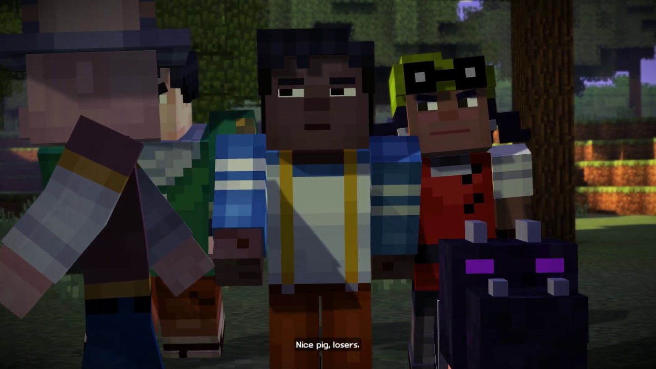 Minecraft Story Mode - Episode 1 [4K, 60fps, and No Commentary] - YouTube