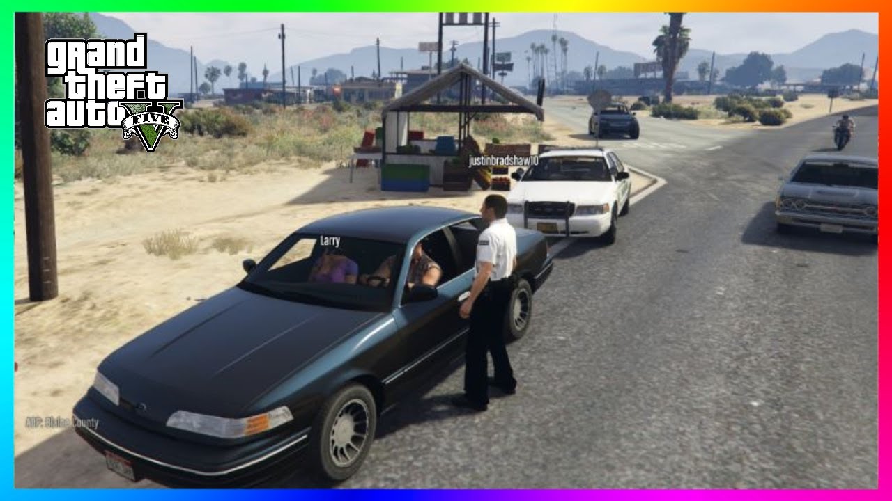 GTA 5 Roleplay - Larry Takes His Drivers Licence - YouTube