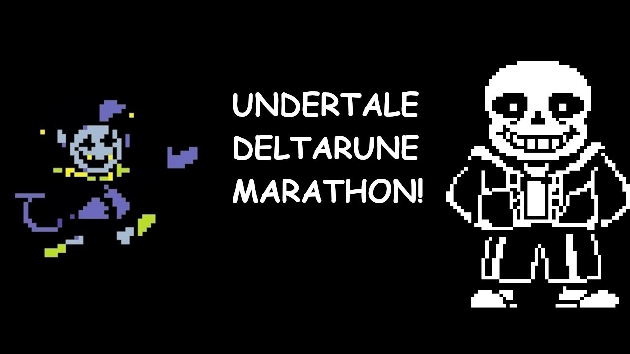 Doing an Undertale Deltarune Marathon run! - YouTube