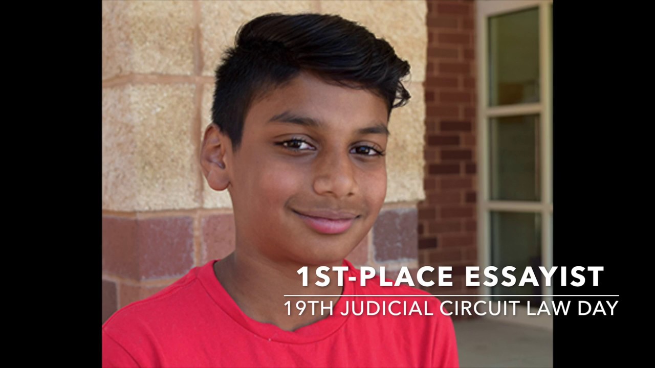 Law Day essay writer reflections - YouTube