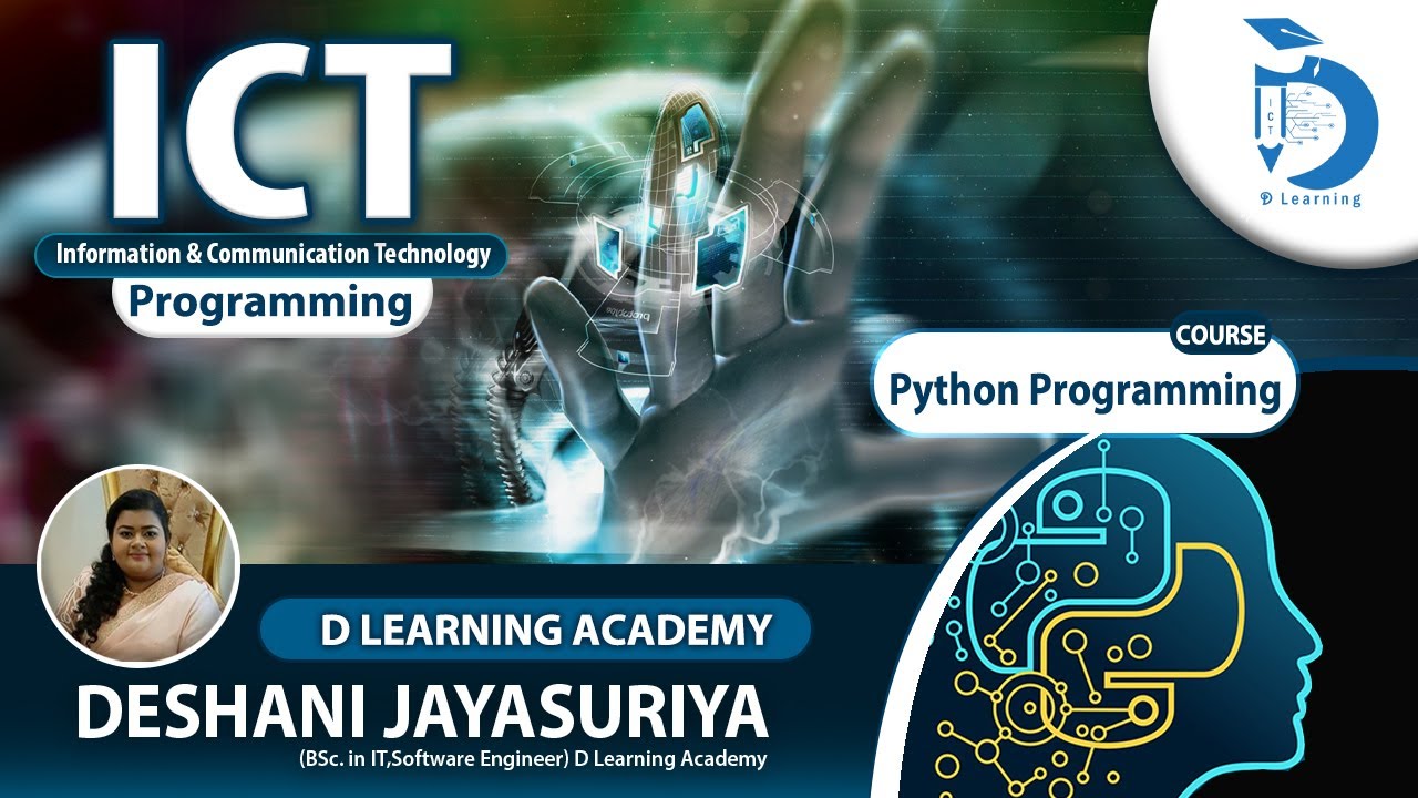 Python Programming | Day 01 | Online ICT Classes | D Learning Academy ...