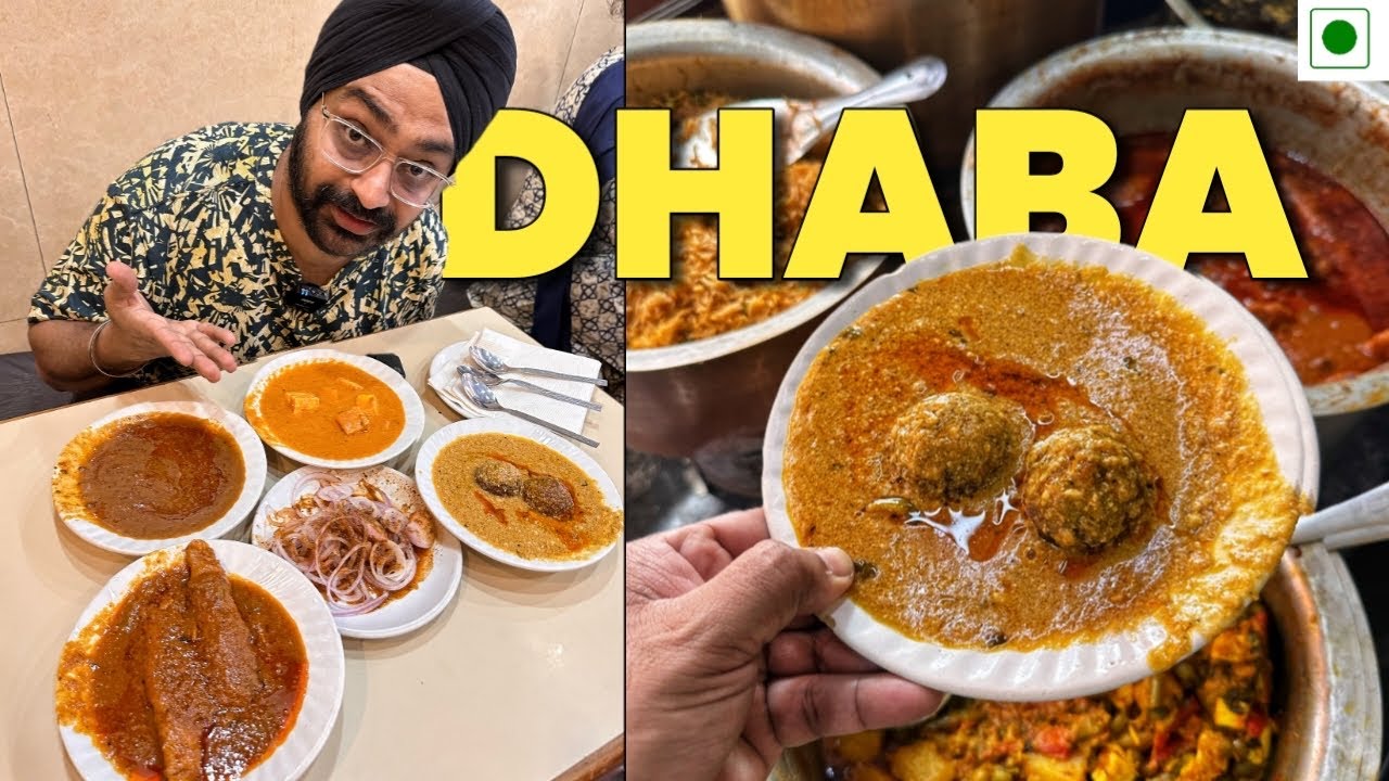 The Great Dhaba Food in New Delhi - YouTube