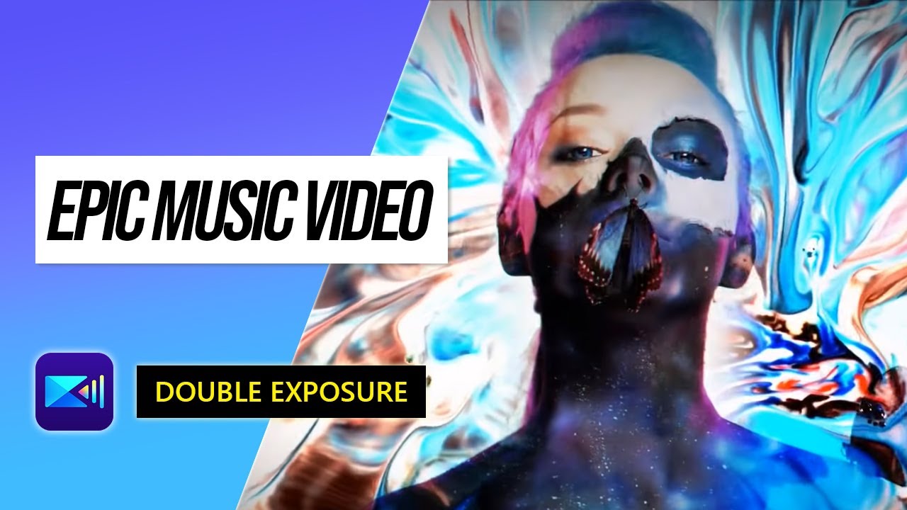 DOUBLE EXPOSURE Effect for Music Video | PowerDirector App Tutorial ...