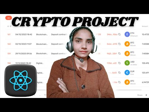 Crypto currency project in Reactjs - YouTube