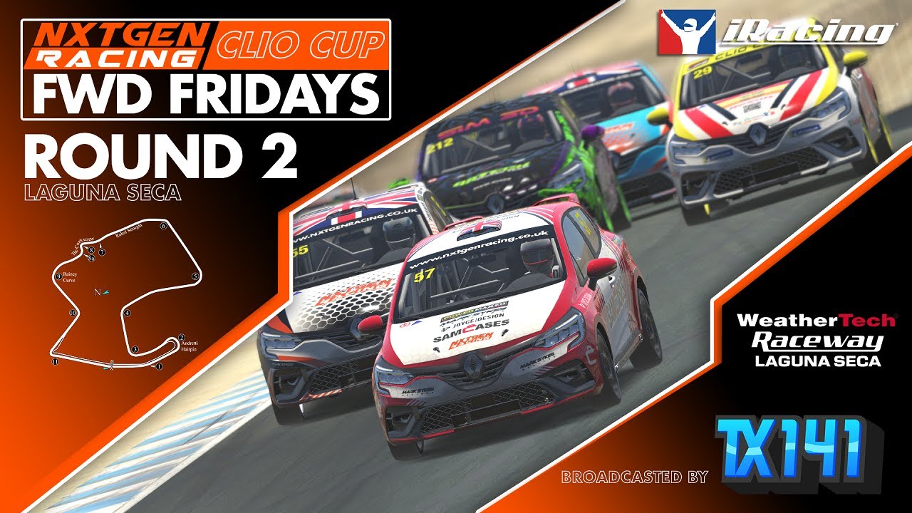 NXTGEN Racing Front Wheel Drive Fridays | Clio Cup | Round 2 | Laguna ...