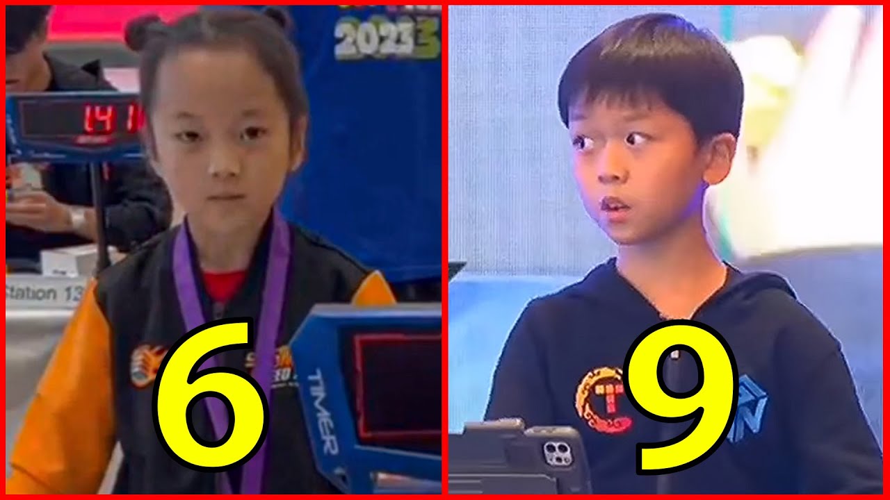 9 Year old Yiheng Wang Loses to a 6 Year old Girl by a Wide Margin! - YouTube