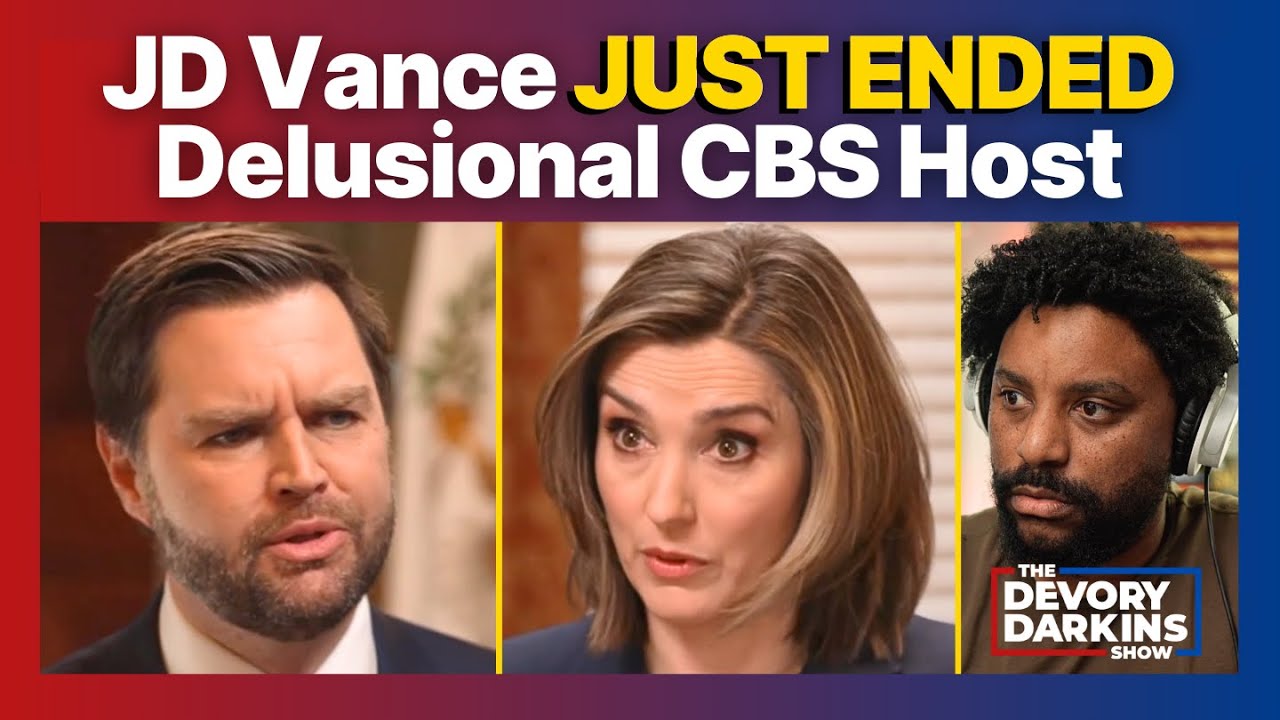 CBS Host interview with JD Vance blows up in her face - YouTube