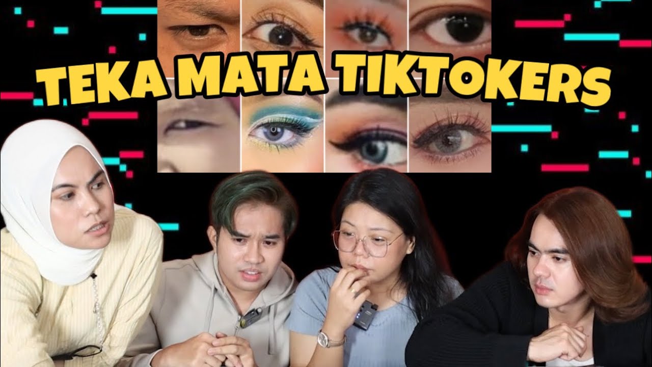 TEKA MATA TIKTOKERS.. SIAPA KALAH KENA DENDA SELAM DALAM BEDAK!! KORANG ...