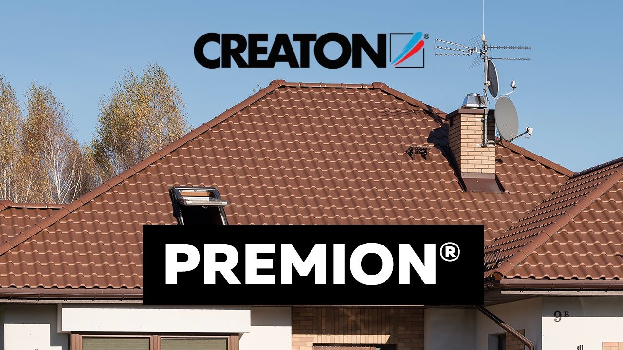 🏠 Realizacja - Dachówka ceramiczna CREATON PREMION NUANCE brązowa ...