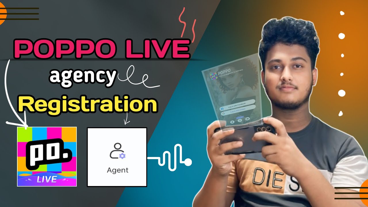 How to register agency on poppo live | পপ্পো লাইভে কীভাবে এজেন্সি ...