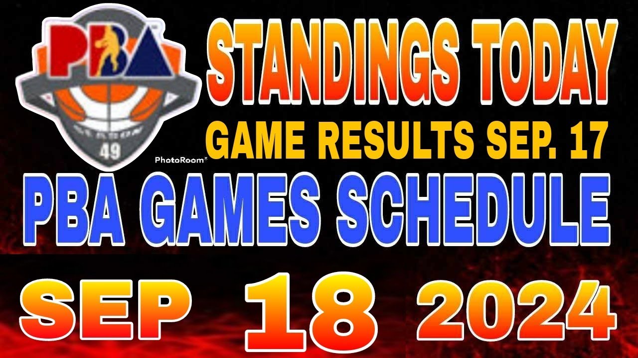 PBA standings today as of September 17, 2024 | Pba Game results | Pba ...