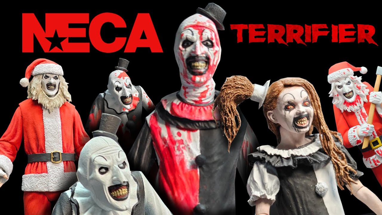 Preview: NECA Terrifier Art the Clown Ultimate and Toony Terrors Action ...