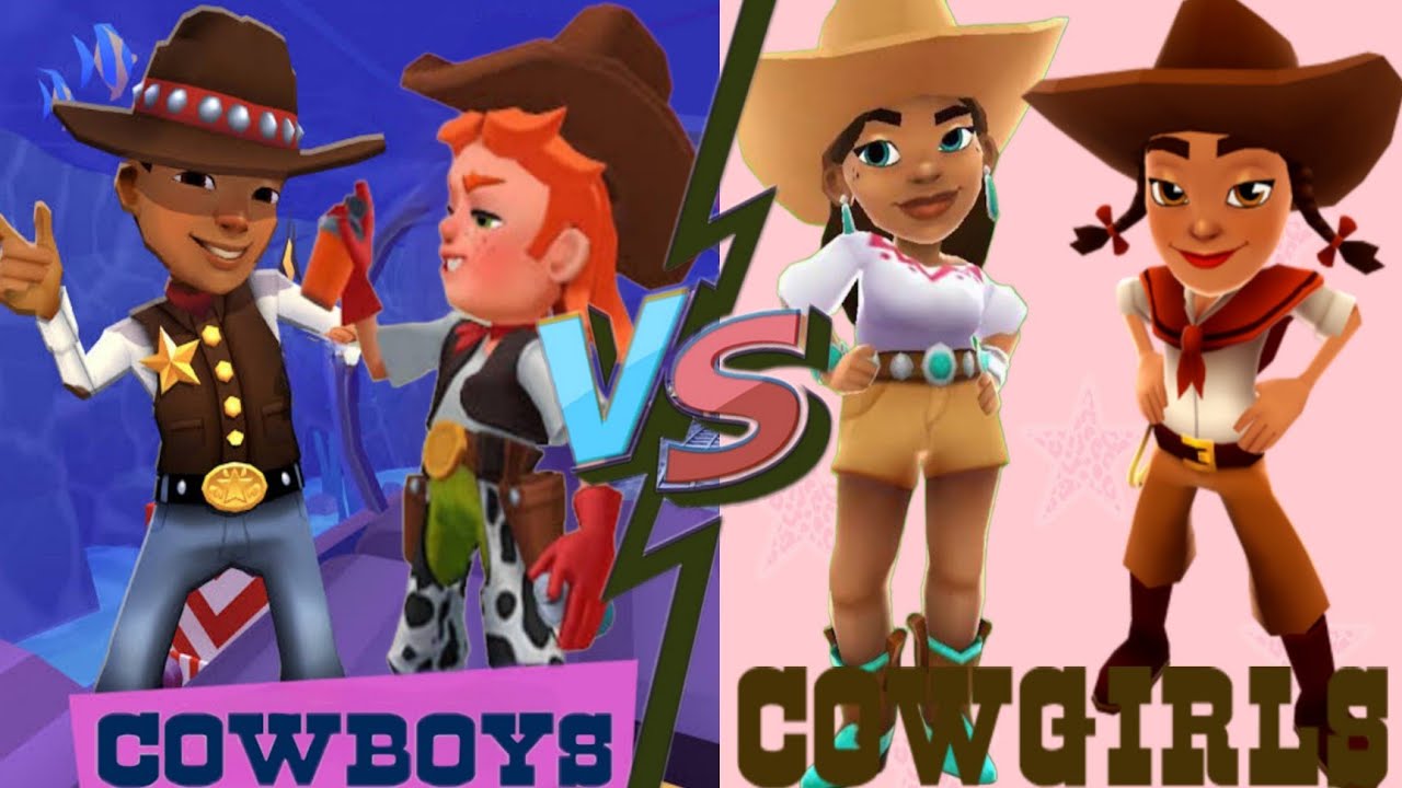 COWBOYS VS COWGIRLS - WHO WON? | SUBWAY SURFERS HOLLYWOOD 2024 WAYNE ...