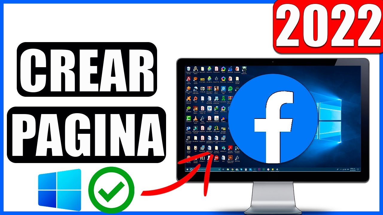 Como crear una pagina en facebook 2022 en PC/LAPTOP - YouTube