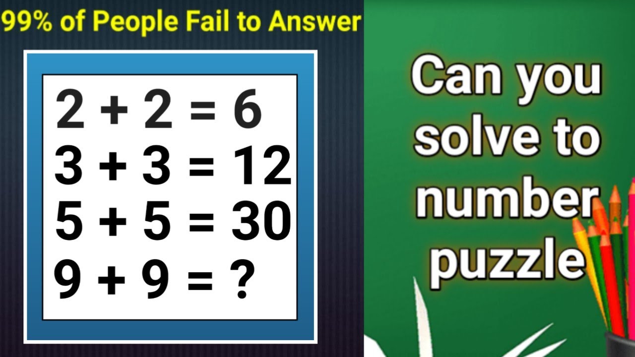 Math puzzles | How to Solve math puzzle | Viral math puzzle | Math ...