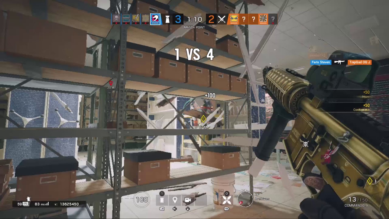 R6 last round in ranked game - YouTube