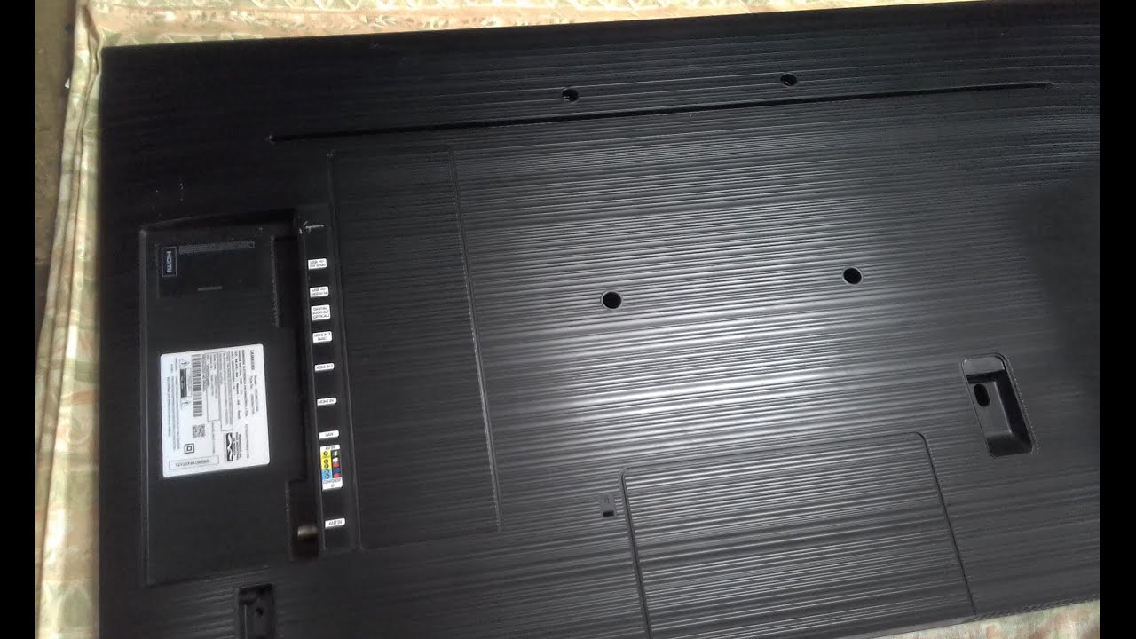 COMO ABRIR TV SAMSUNG UN43NU7100G FÁCIL E SIMPLES - YouTube