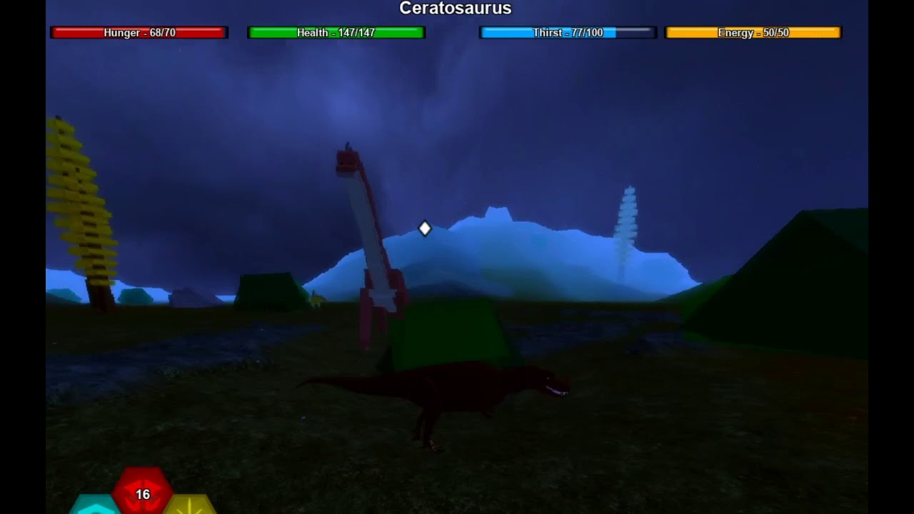Roblox Dinosaur Simulator life of a ceratosaurus - YouTube