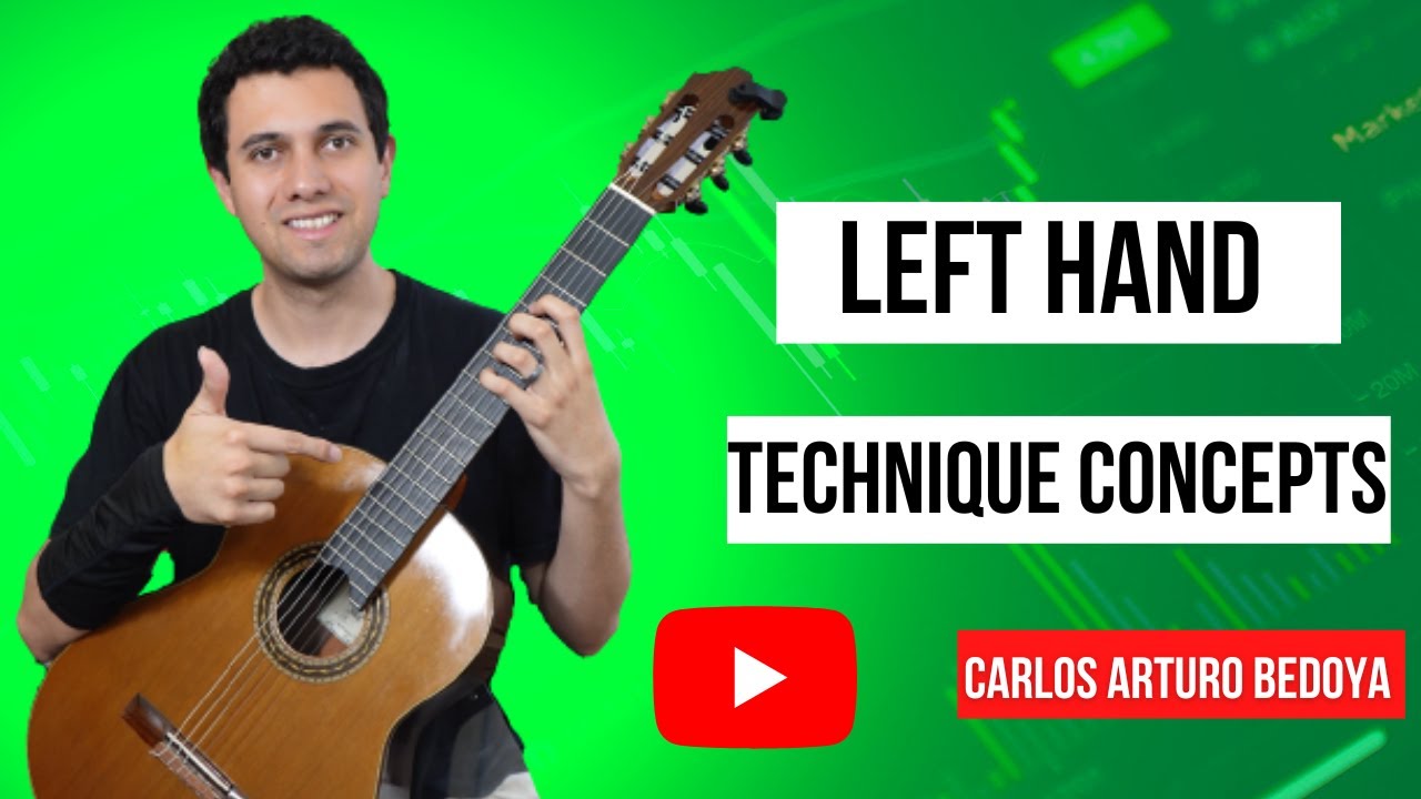 Guitar Fundamentals - Left Hand Technique Concepts (#3) | Carlos Bedoya ...