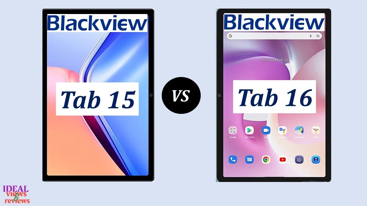 black view tab 15 vs black view tab 16 - YouTube