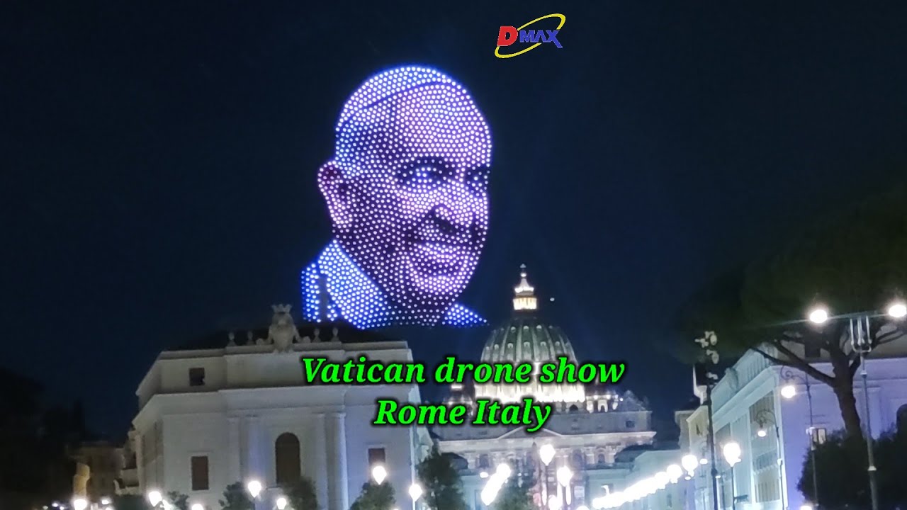 Want Breathtaking Aerial Views of Rome? Watch This Vatican Drone Show ...