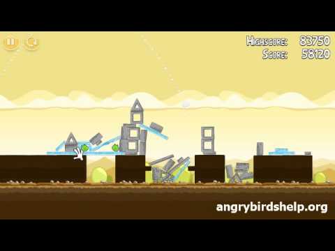 Angry Birds Level 5-20 - 3 Star Walkthrough - YouTube