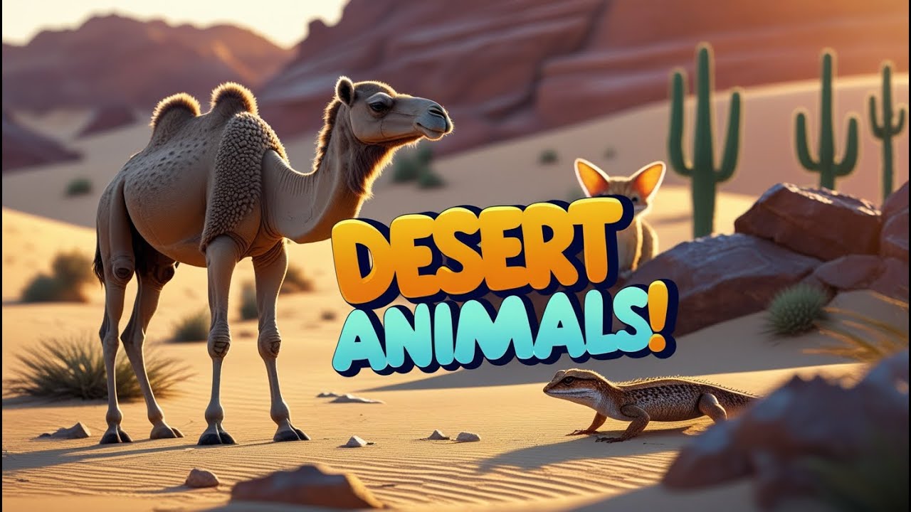 🌵 Animals From the Desert! | Amazing Desert Creatures for Kids 🐪☀️ ...