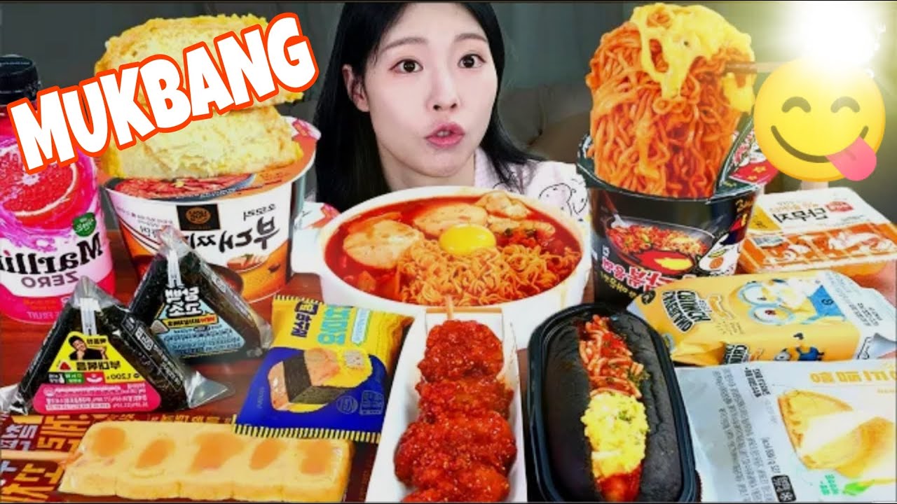 SULGI ASMR 2.0 | Convenience store! Fire noodles, Seasoned Chicken ...