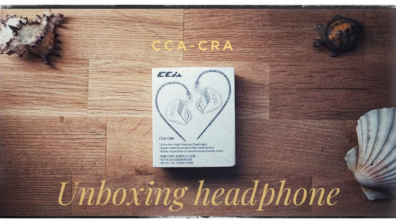 Unboxing CCA-CRA headphones - YouTube