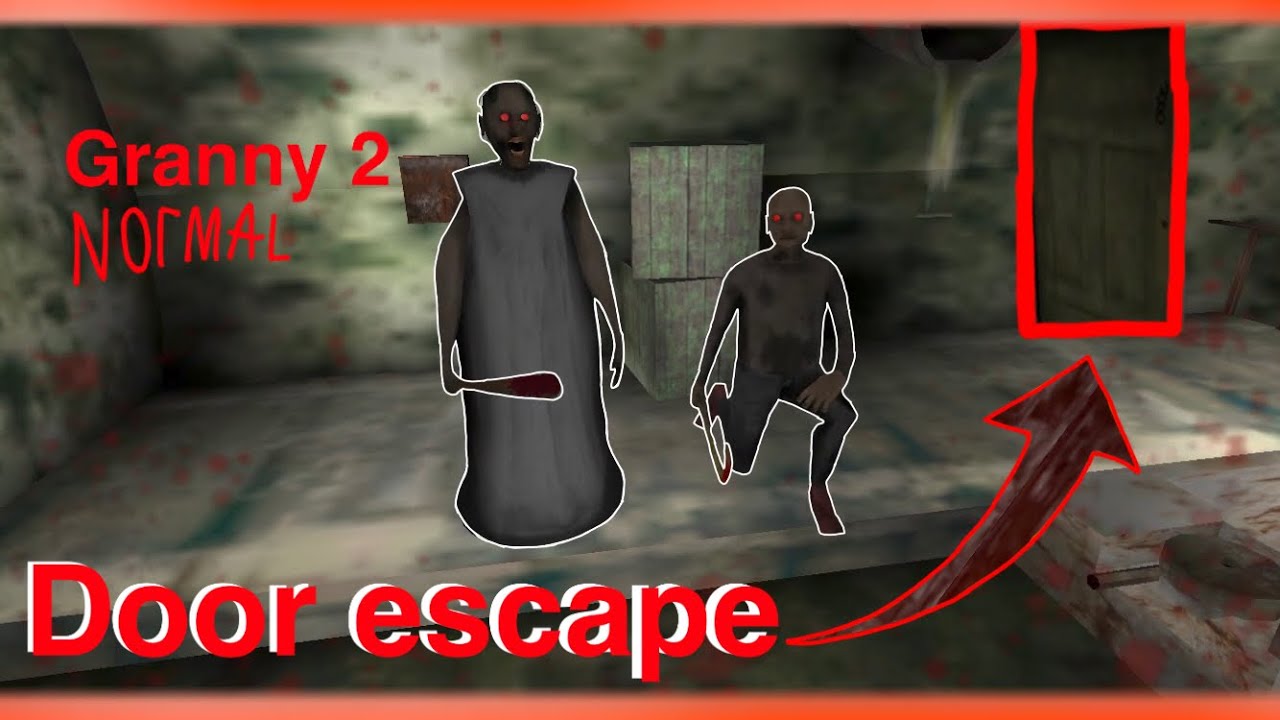 Granny chapter 2. Normal mode, door escape (speedrun) - YouTube