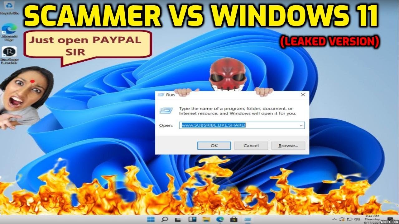Microsoft Scammer VS Windows 11 - YouTube