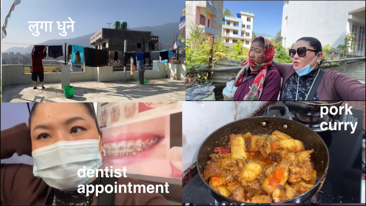 dentist appointment / i’m toothless/ cooking pork curry #dmaya - YouTube