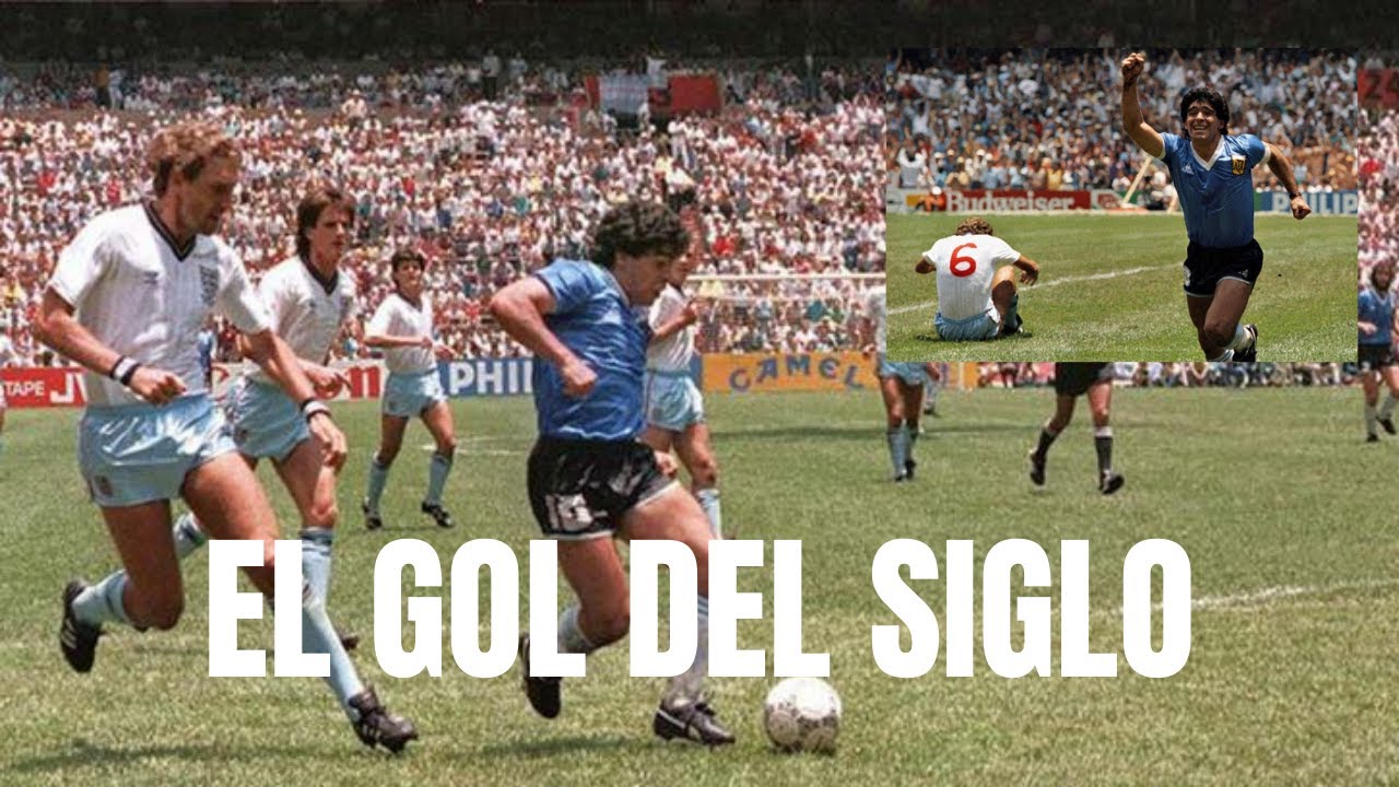 Gol Del Siglo Maradona A Inglaterra - Copa del mundo 86' - YouTube