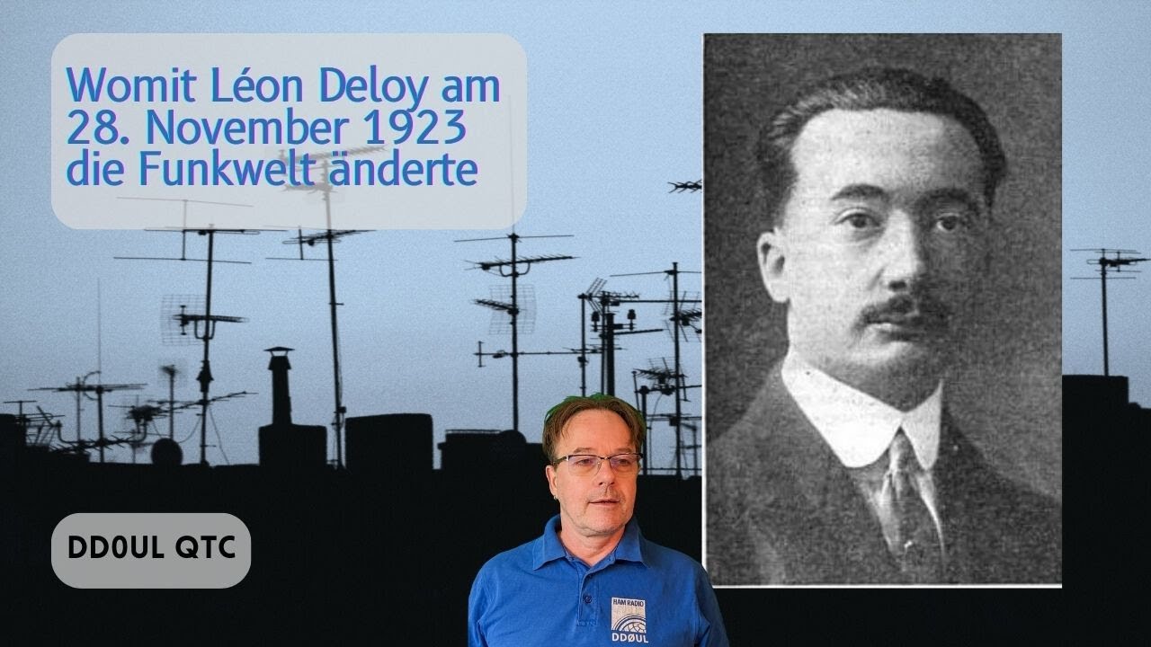 Vor 100 Jahren entdeckte Leon Deloy die Raumwelle #Ionosphäre # ...