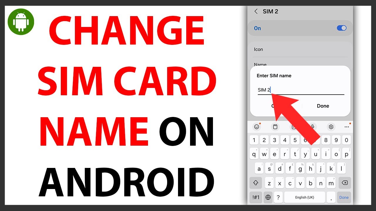 How to Change Name of SIM Card on Android [QUICK GUIDE] - YouTube
