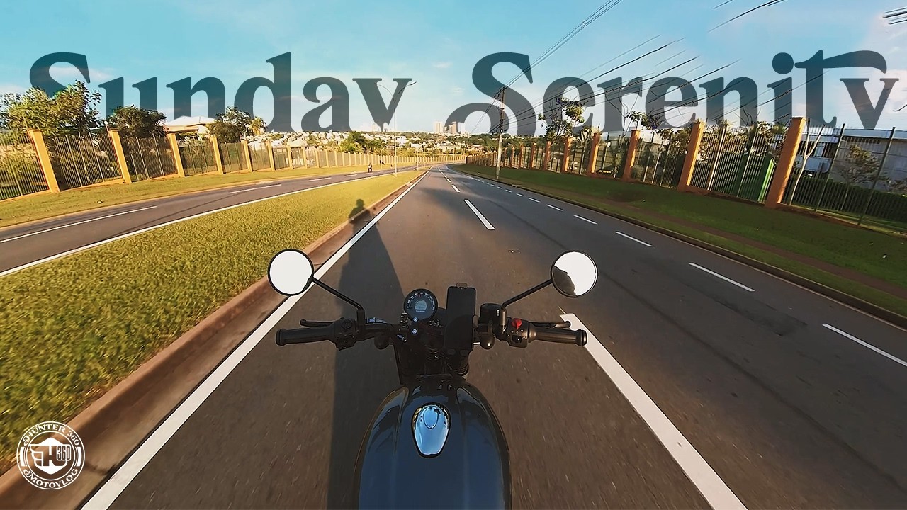 Sunday Serenity | Royal Enfield Hunter 350 | Goiânia | POV | RAW - YouTube