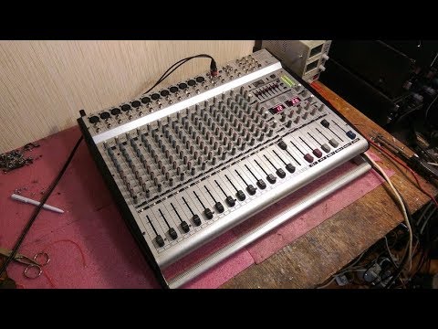 Behringer PMH5000 Europower замена фейдеров регуляторов микшера - YouTube