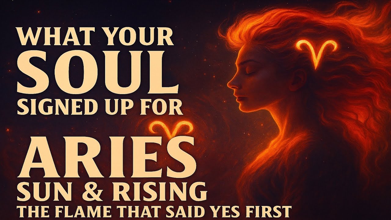 #Aries Sun & Rising ♈️ Natal Contract - What Your Soul Signed Up For ...