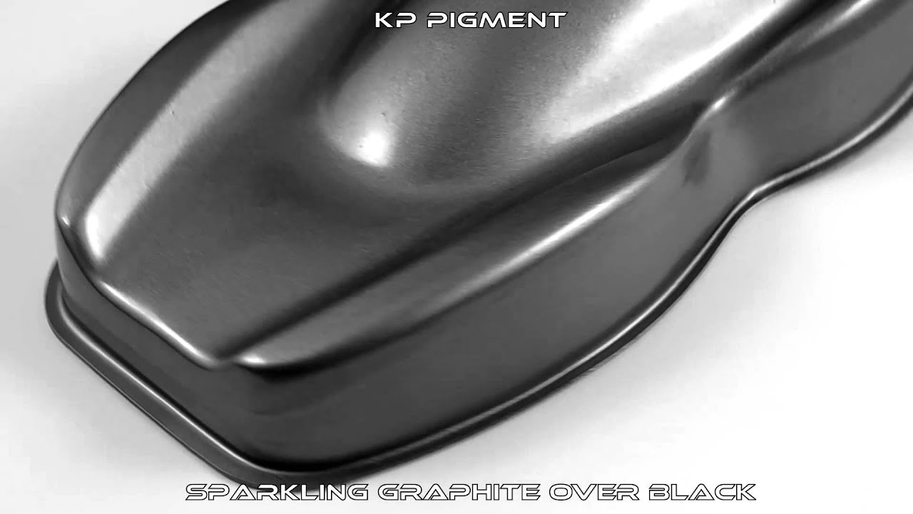 KP Pigments Sparkling Graphite Pearl over a Black PlastiDip Basecoat ...