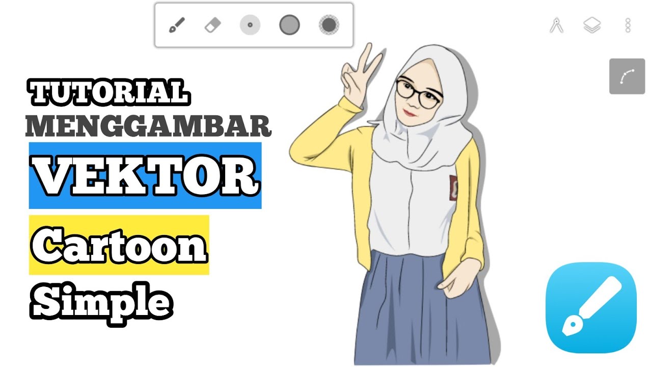 TUTORIAL VEKTOR SIMPLE UNTUK PEMULA | INFINITE DESIGN - YouTube