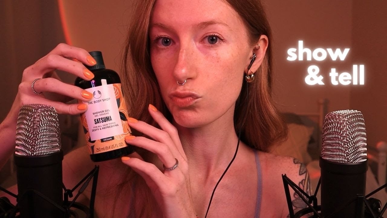 ASMR | Over-explaining objects 🧴 (Gentle whispers, tapping, scratching) - YouTube