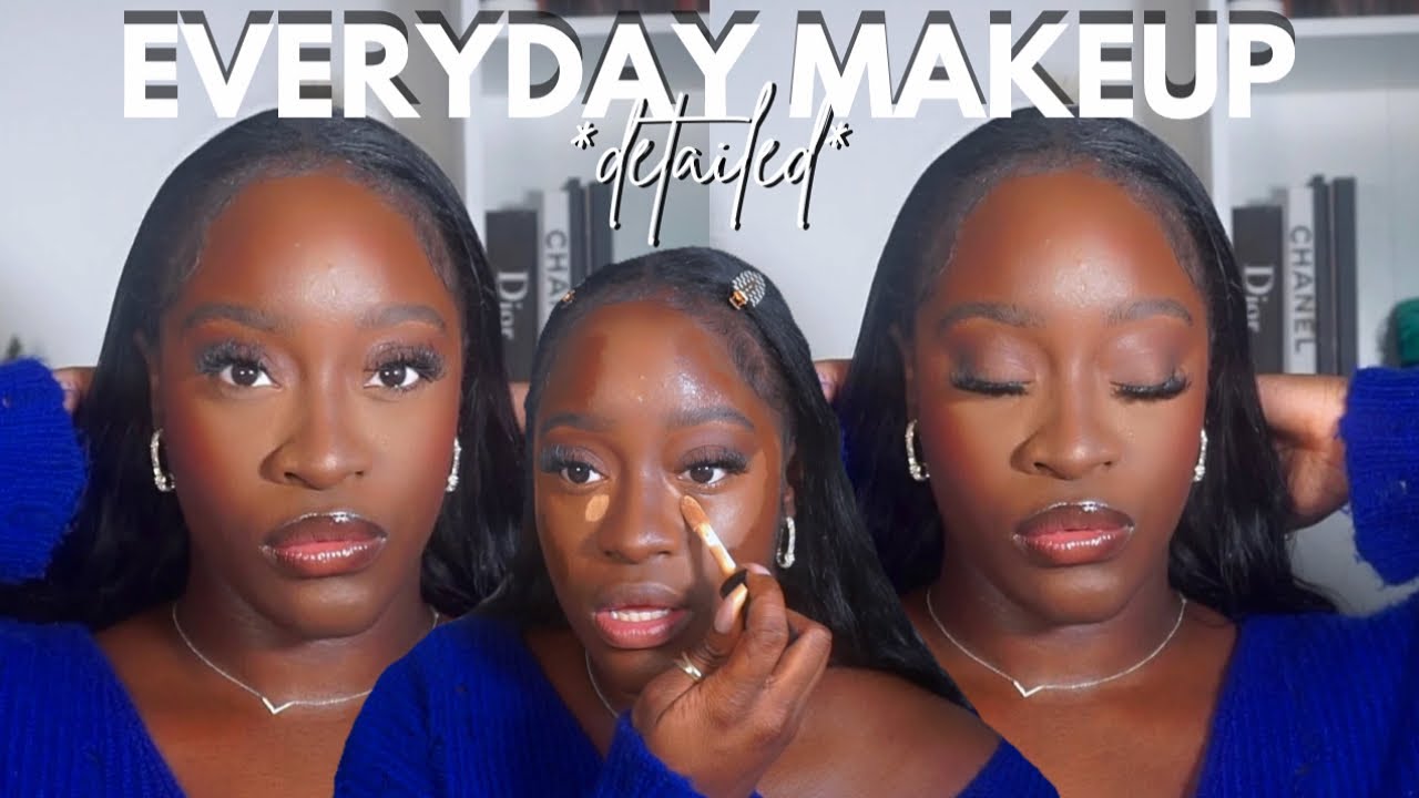 *detailed* FLAWLESS EVERYDAY MAKEUP TUTORIAL FOR DARK SKIN | THE ...