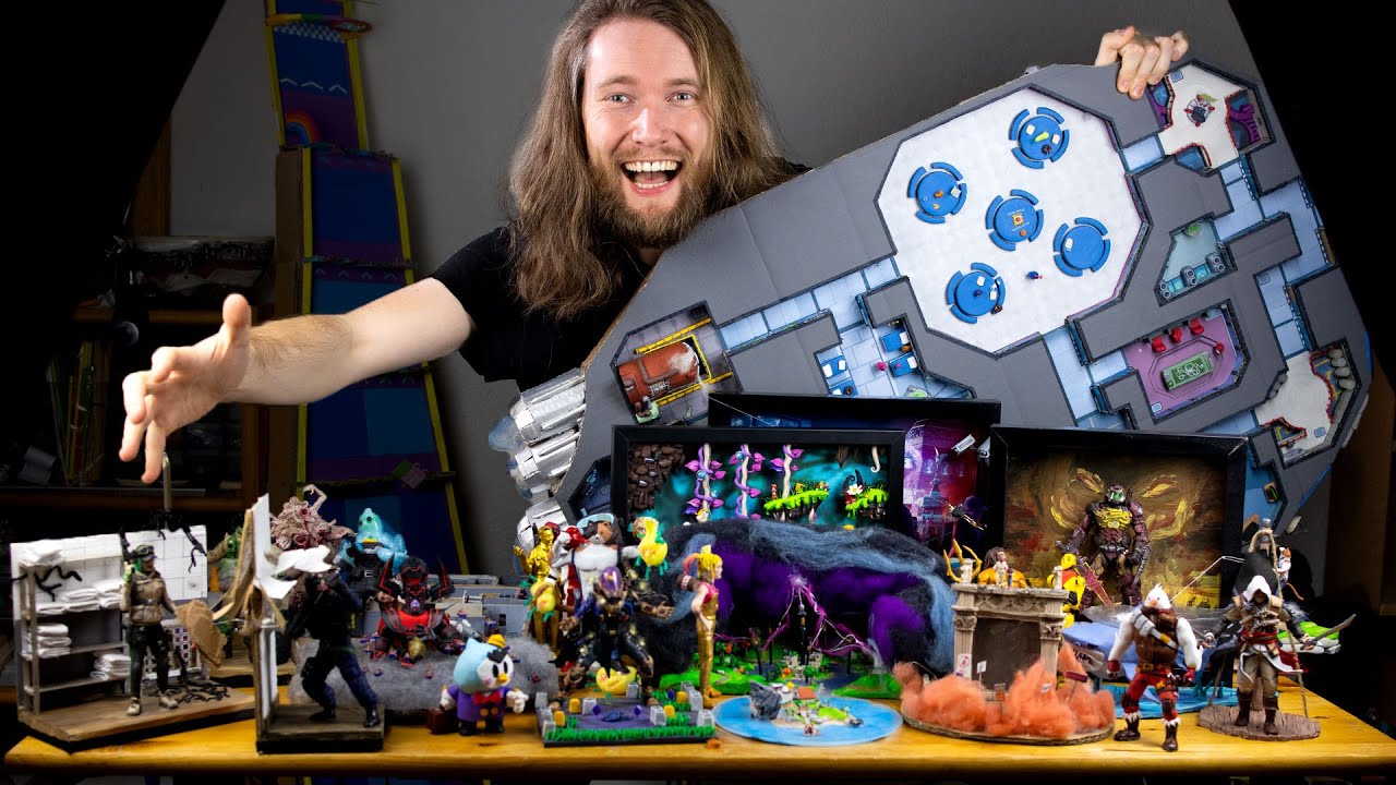 All my CREATIONS of 2020 on the Table - YouTube