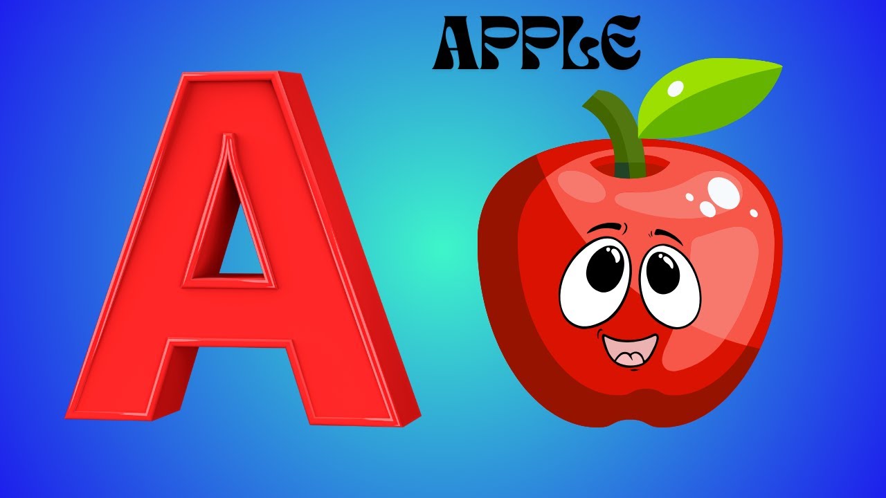 A is for Apple 🍎 | Fun ABC Phonics Song for Toddlers & Preschoolers ...