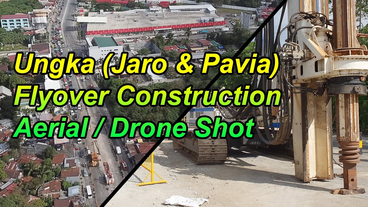 Iloilo City - Ungka Flyover Construction - Aerial / Drone Shot - 2K HD ...