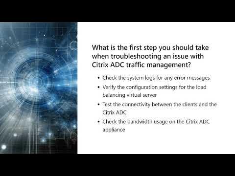 1Y0 241 Deploy and Manage Citrix ADC 13 with Traffic Management Exam ...