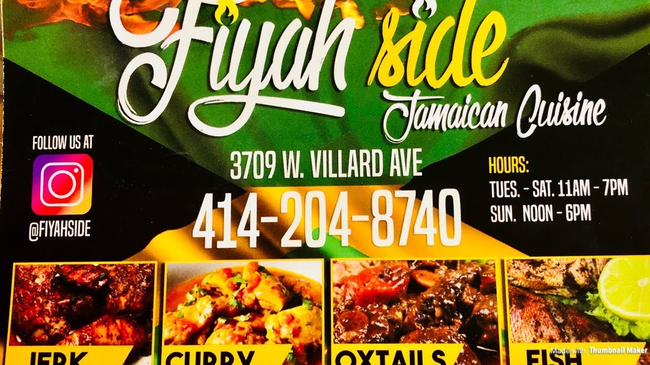 Fiyah side Jamaican Cuisine | Trying Curry Goat for the First Time ...